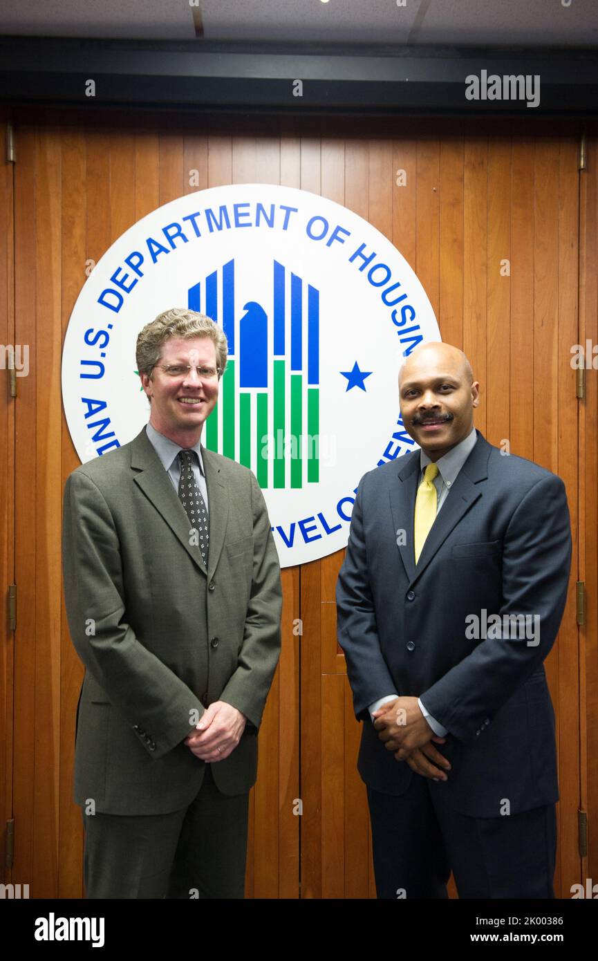 Swearing-in ceremony for Deputy Secretary Maurice Jones, with Secretary ...