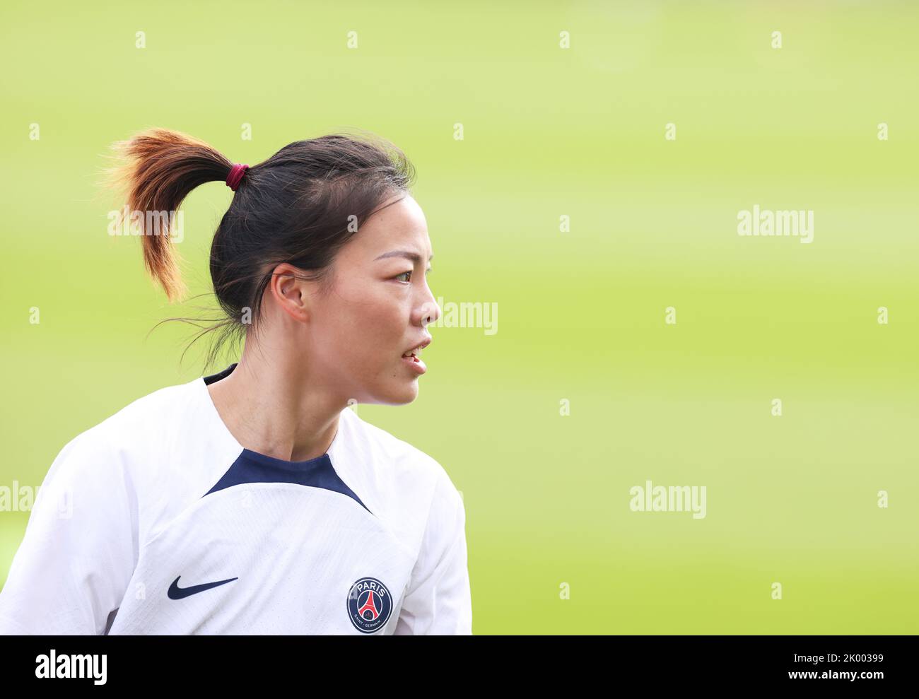 Paris, France. 8th Sep, 2022. Chinese player Li Mengwen attends a ...