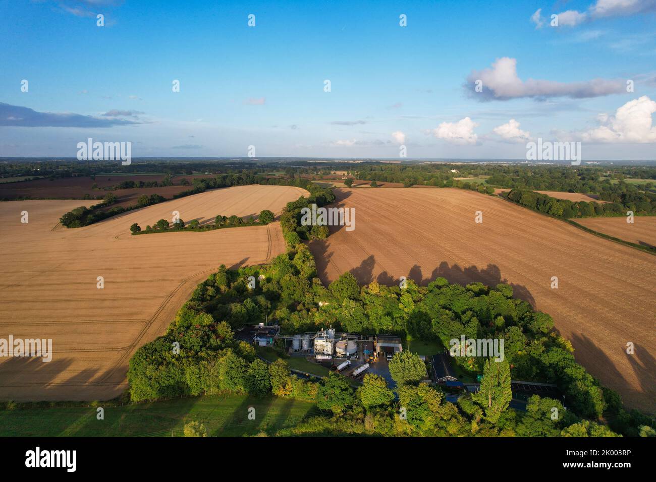 Wheat field uk aerial hi-res stock photography and images - Alamy