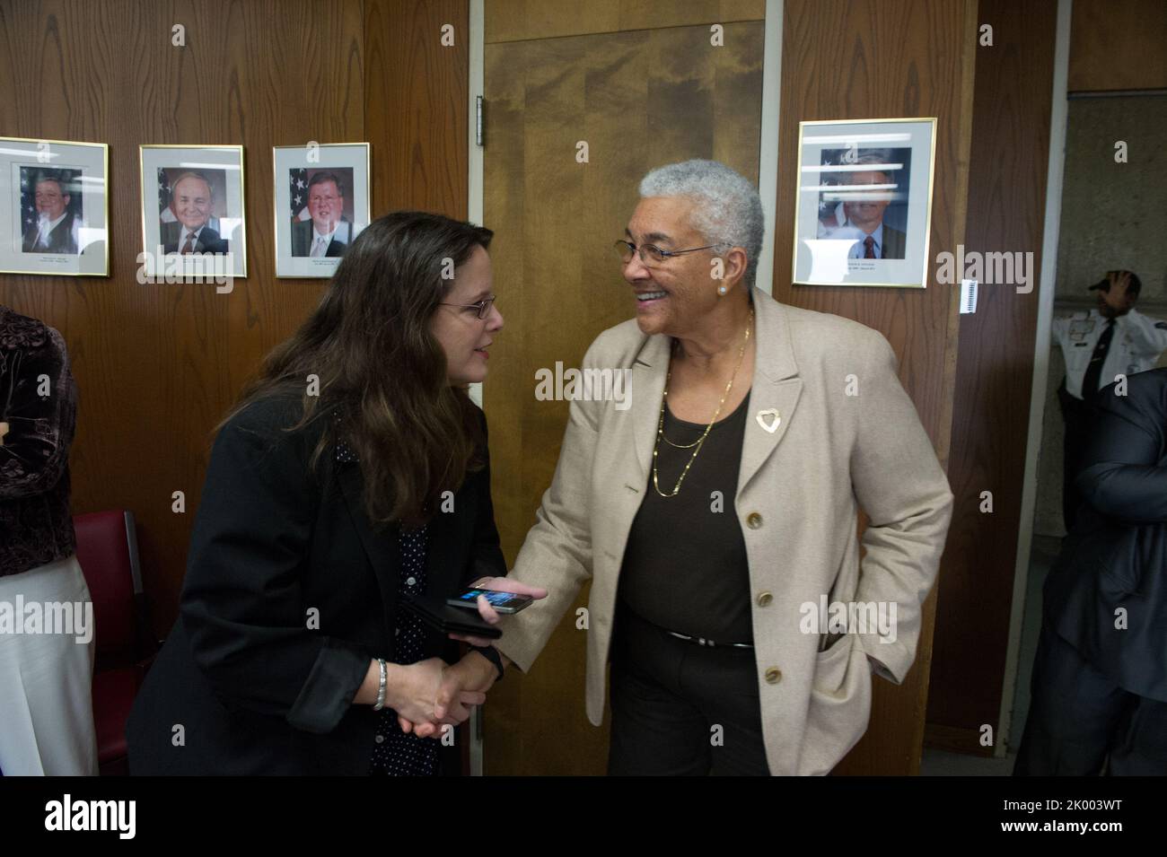 Swearing in ceremony for David Montoya, HUD Inspector General, with ...