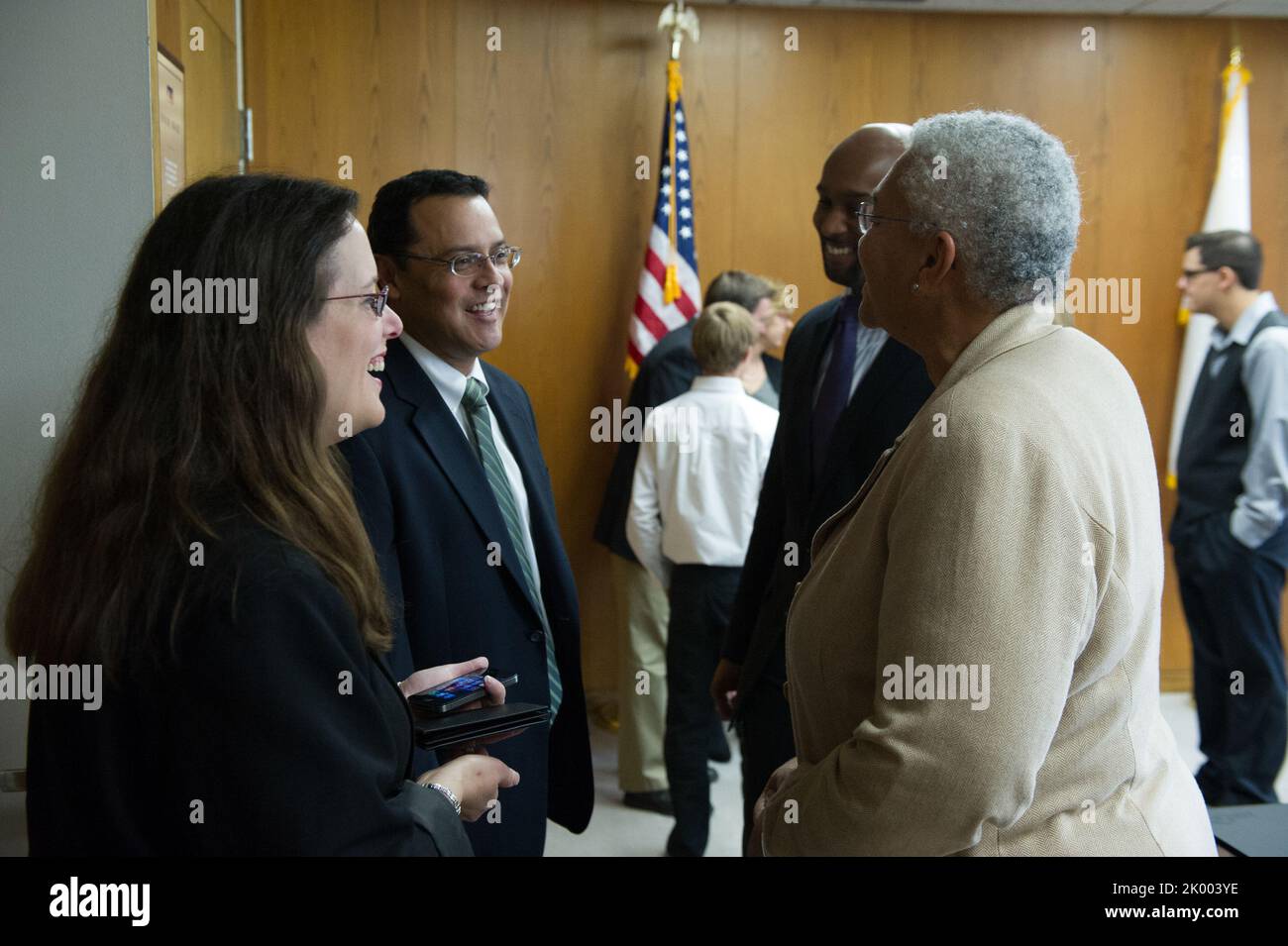 Swearing in ceremony for David Montoya, HUD Inspector General, with ...