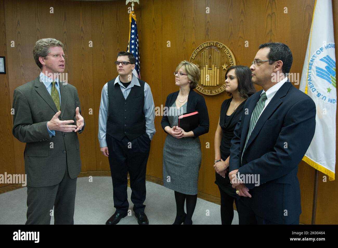 Swearing in ceremony for David Montoya, HUD Inspector General, with ...