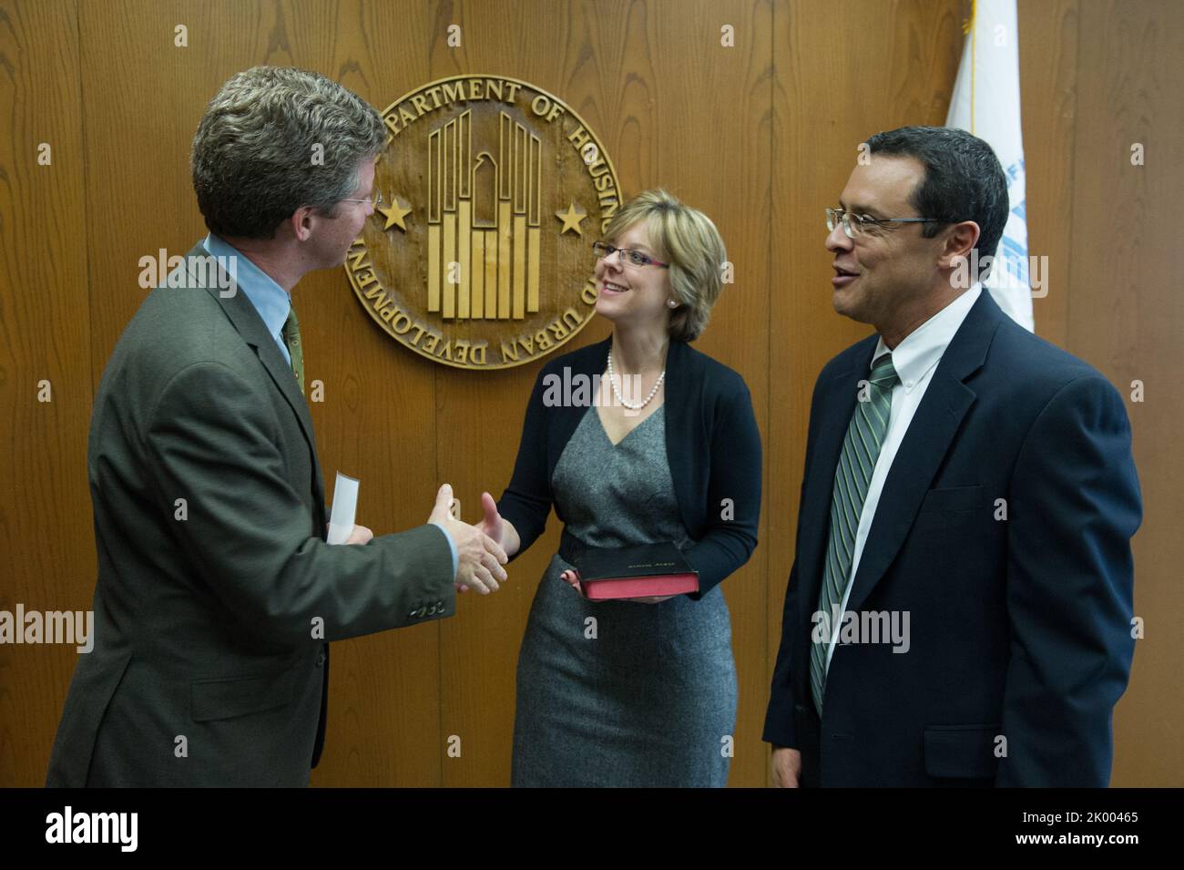 Swearing in ceremony for David Montoya, HUD Inspector General, with ...