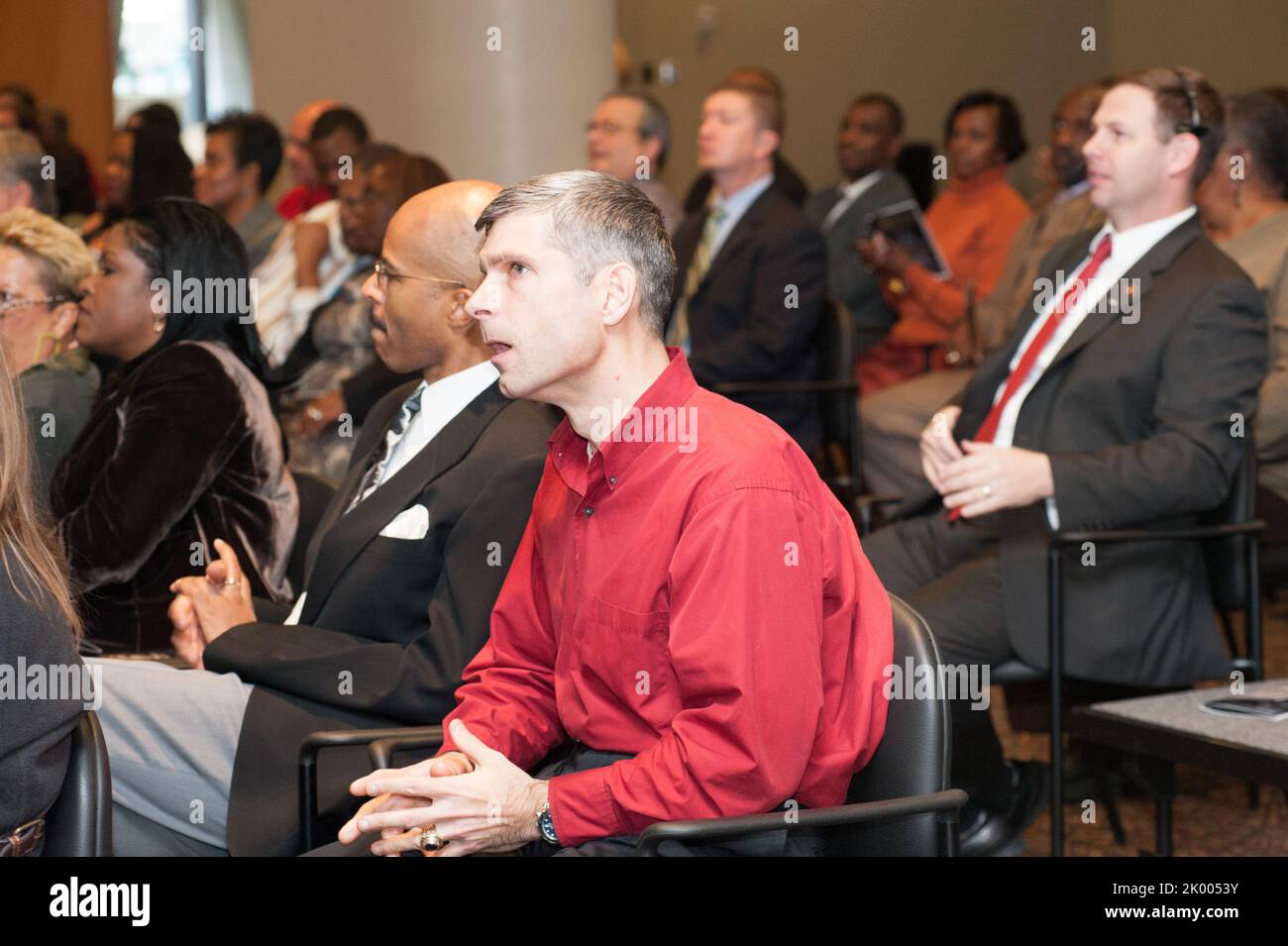 Veterans Day Ceremony at HUD headquarters, with Secretary Shaun Donovan ...