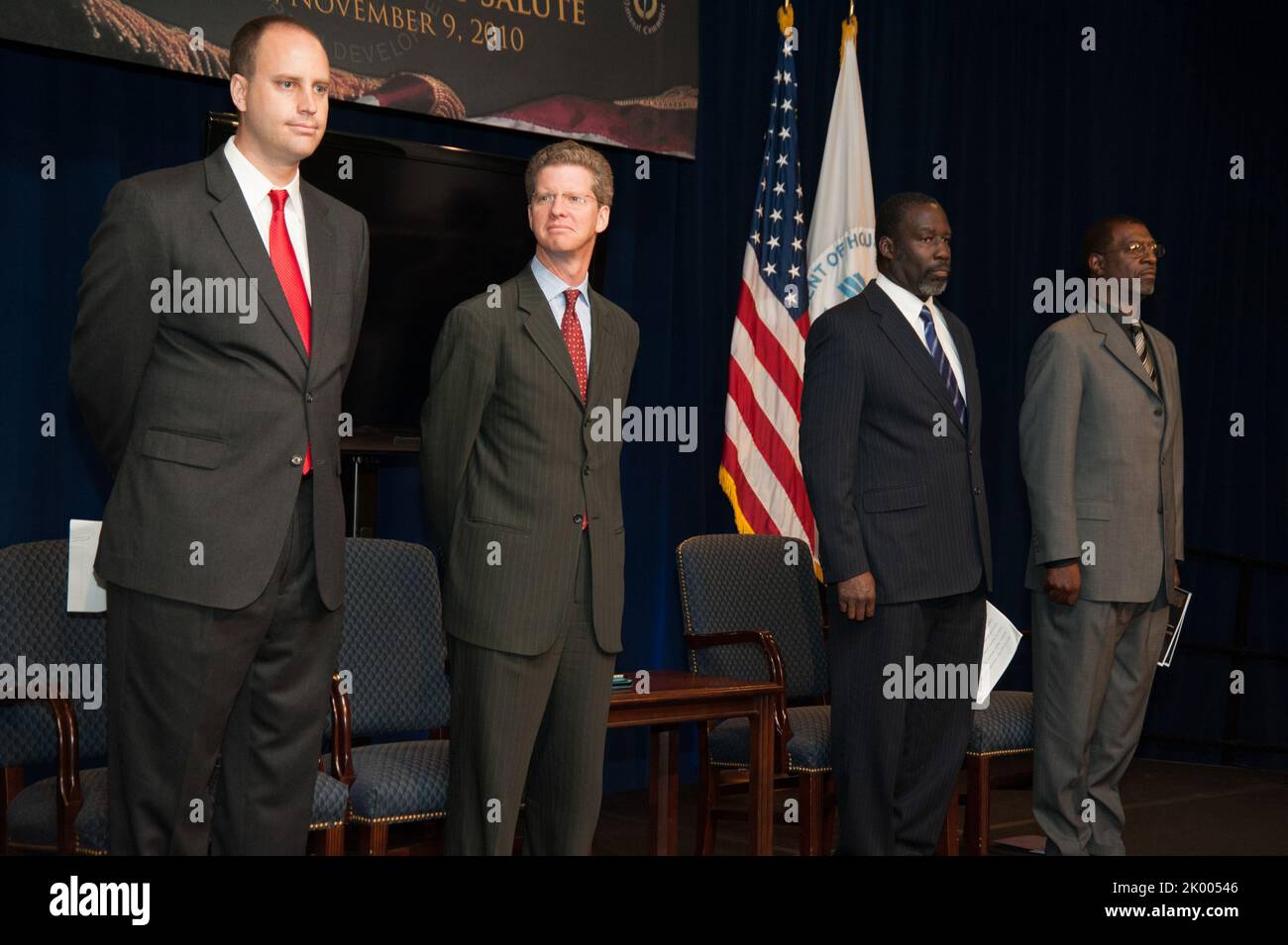 Veterans Day Ceremony at HUD headquarters, with Secretary Shaun Donovan ...