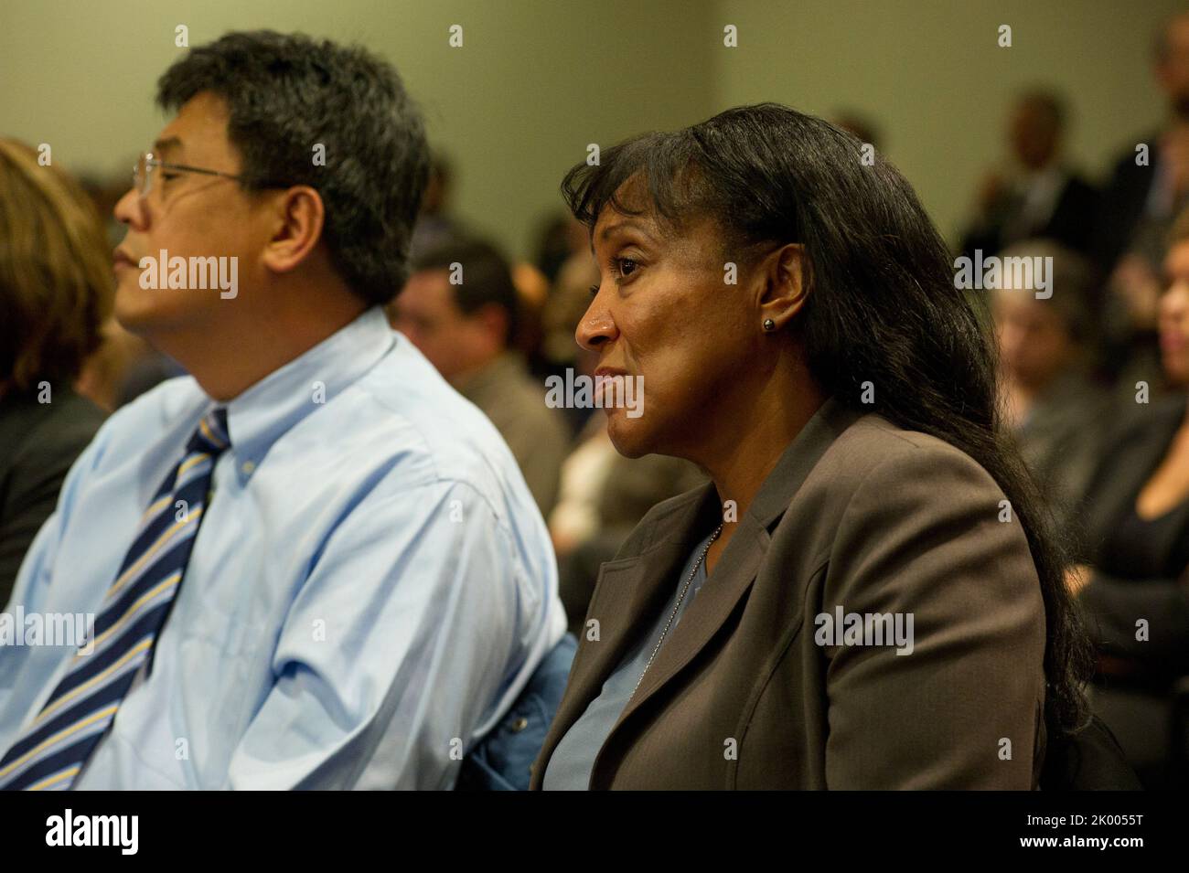 Town Hall Meeting at HUD headquarters, with Secretary Shaun Donovan and ...