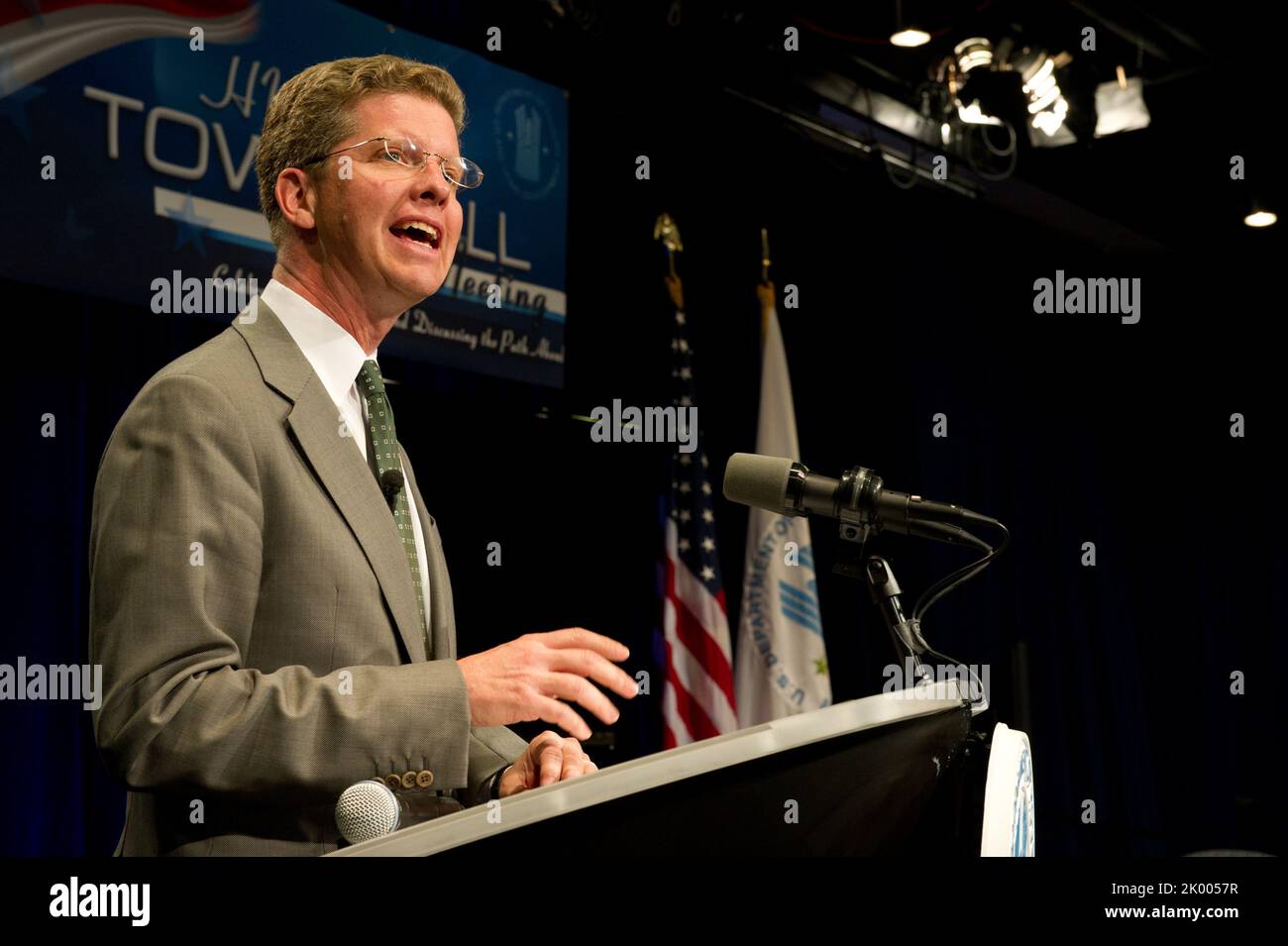 Town Hall Meeting at HUD headquarters, with Secretary Shaun Donovan and ...