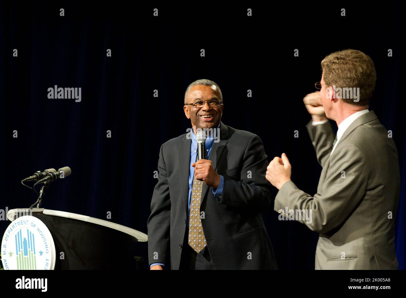 Town Hall Meeting at HUD headquarters, with Secretary Shaun Donovan and ...
