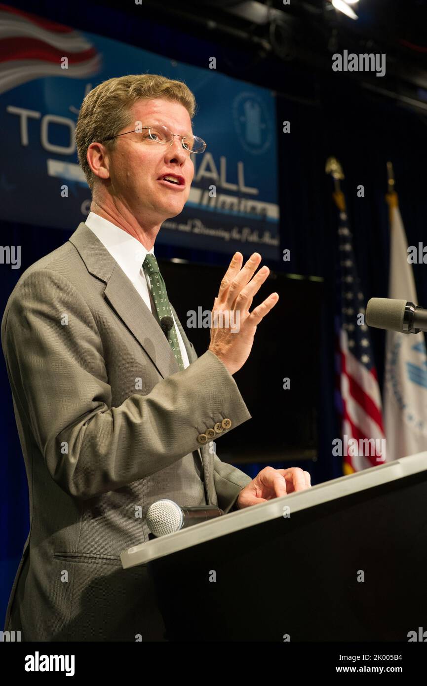 Town Hall Meeting at HUD headquarters, with Secretary Shaun Donovan and ...