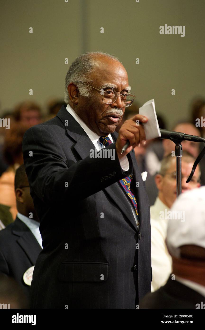 Town Hall Meeting at HUD headquarters, with Secretary Shaun Donovan and ...