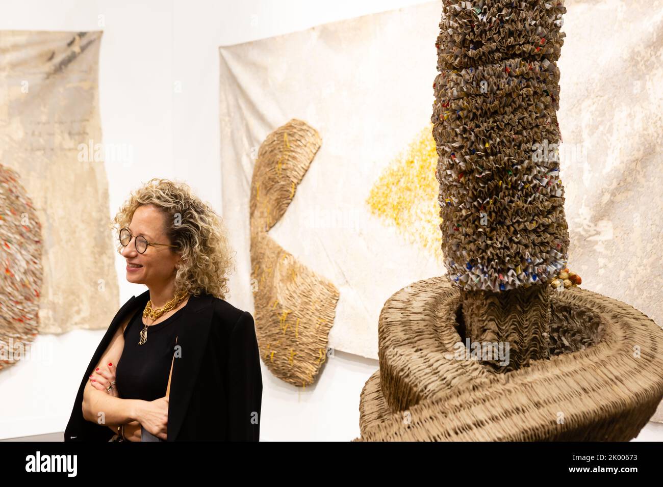 New York, NY, USA. 8th Sep, 2022. The Armory Show opened its VIP ...