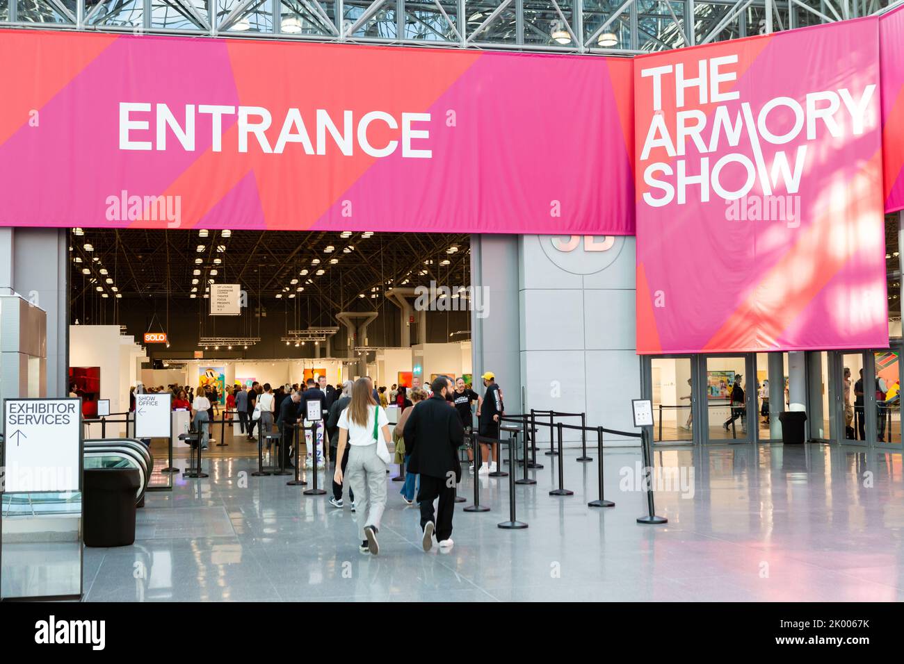 New York, NY, USA. 8th Sep, 2022. The Armory Show opened its VIP ...