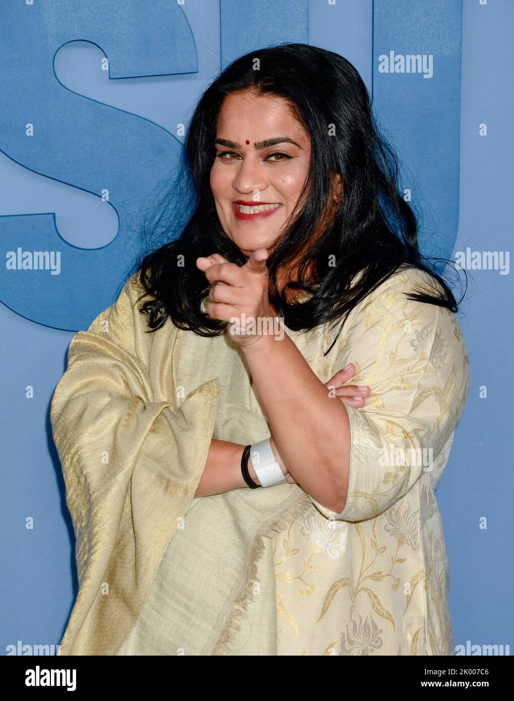 September 8, 2022, New York City Zarna Garg arrives to APPLE TV Docu ...