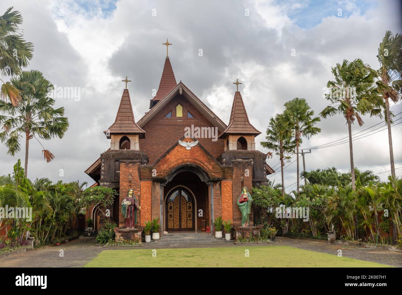 Catholic church Gereja katolik Gembala Baik Pegending in Badung, Bali ...
