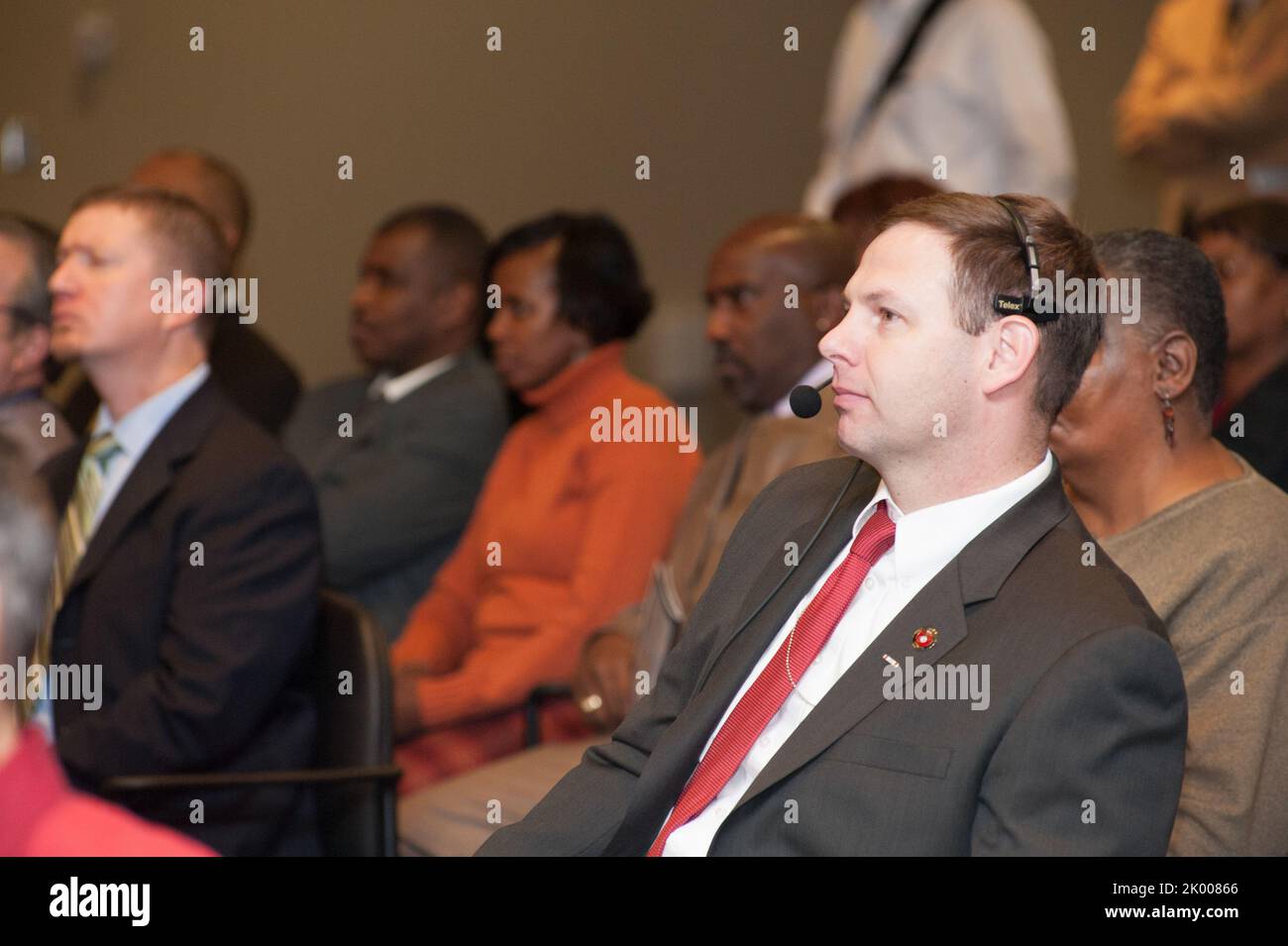 Veterans Day Ceremony at HUD headquarters, with Secretary Shaun Donovan ...