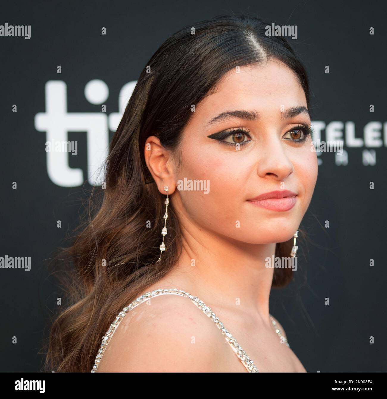 Yusra Mardini poses for a photograph on the red carpet for the film ...