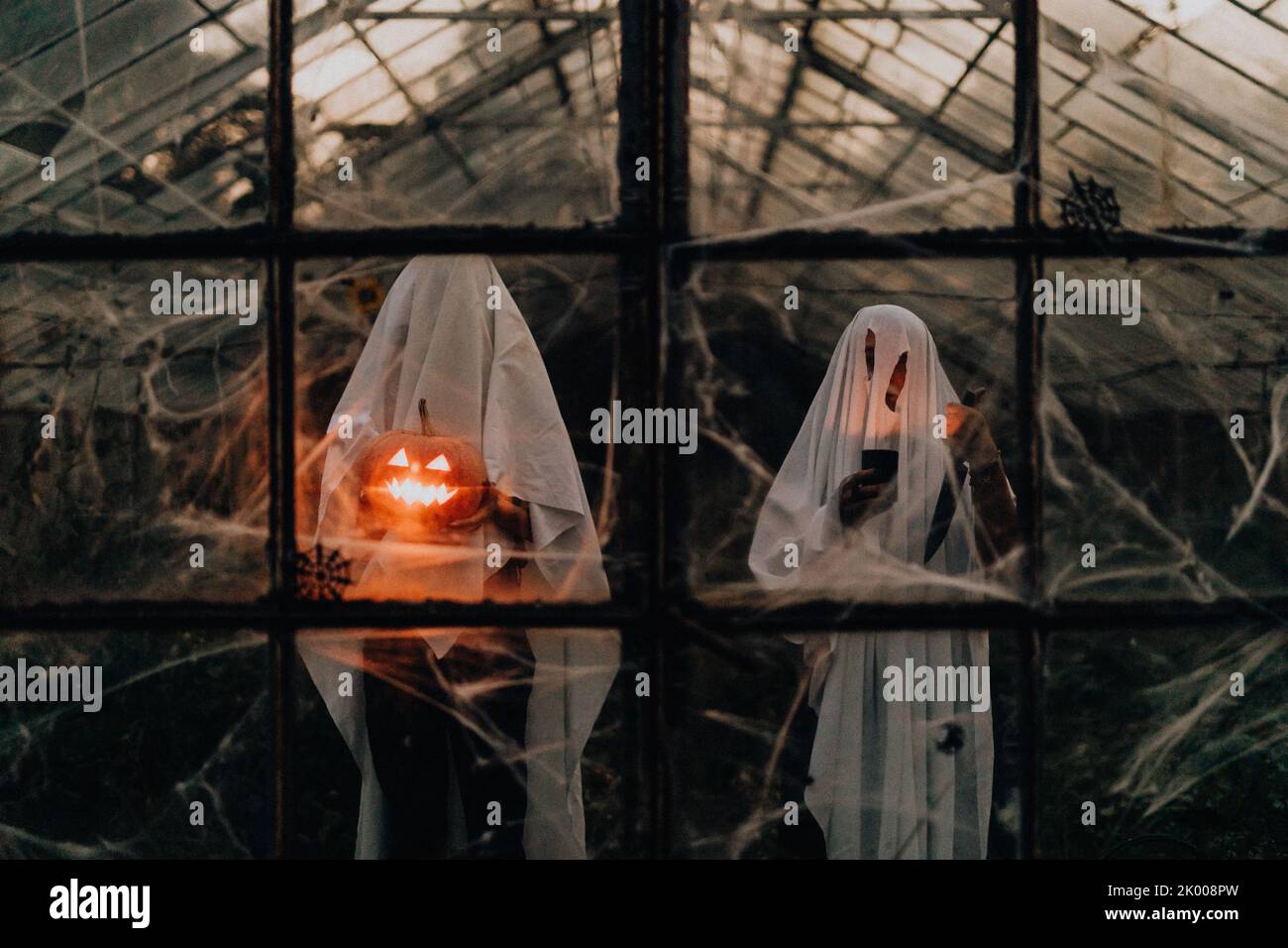 Halloween Spooky Lantern Stock Photo - Alamy