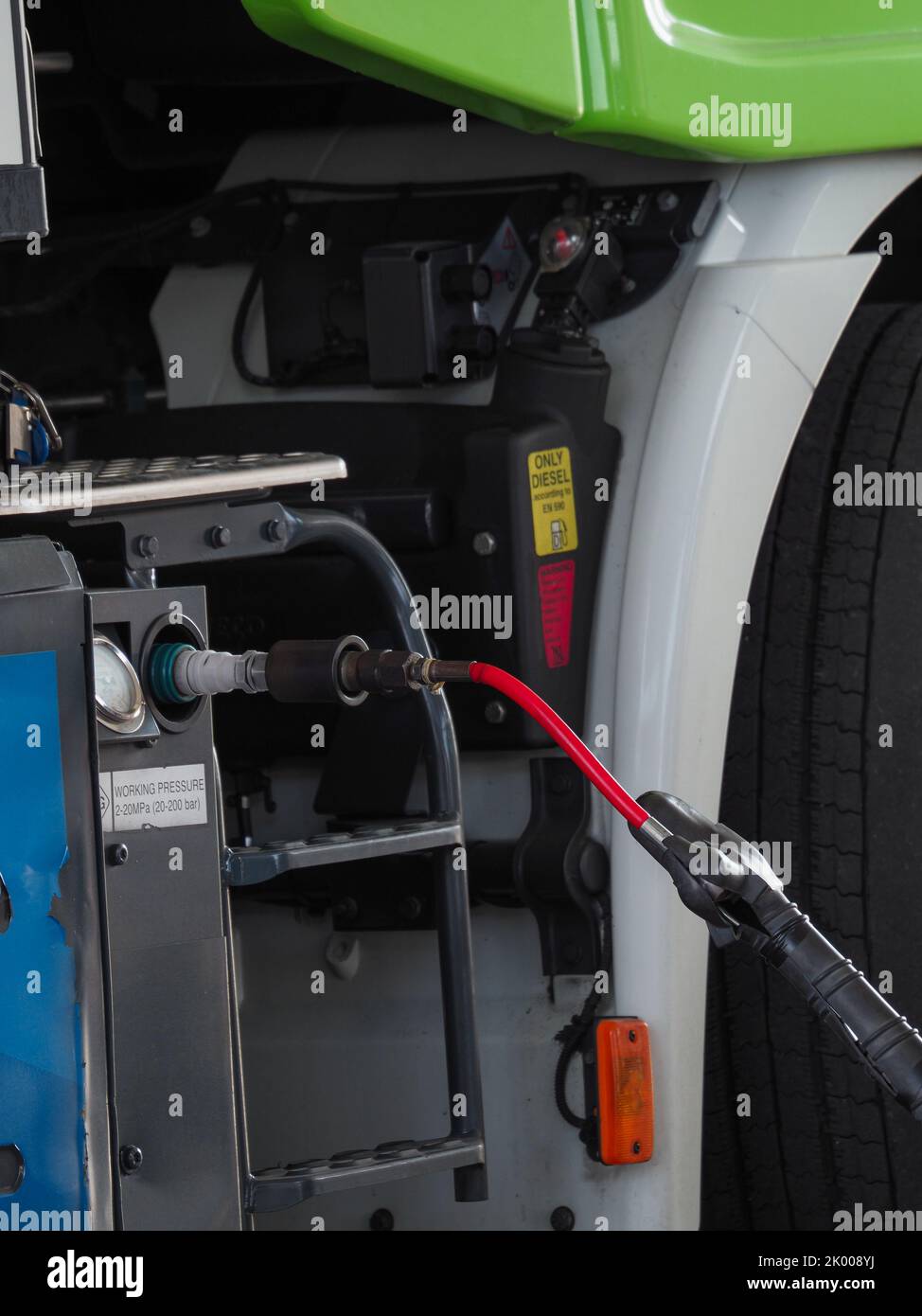 LPG gas filling stations and cars Stock Photo - Alamy