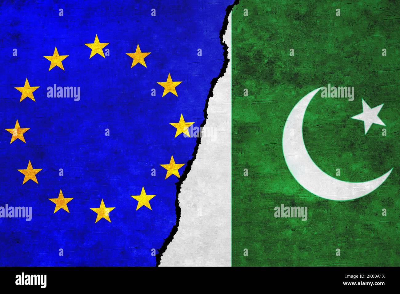 Pakistan european union flag hi-res stock photography and images - Alamy