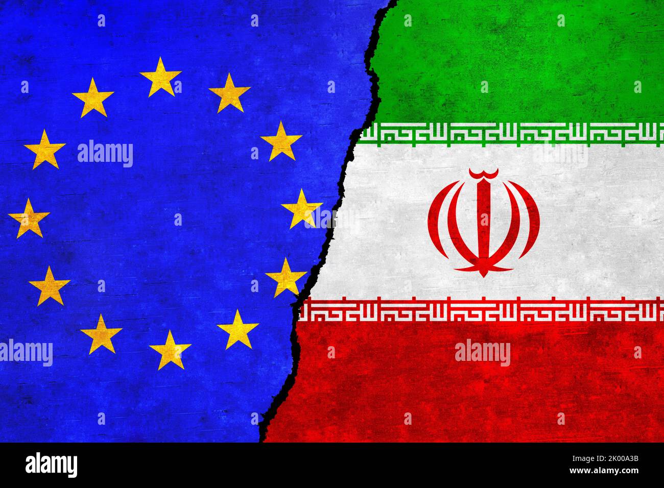Iran european union flag hi-res stock photography and images - Alamy