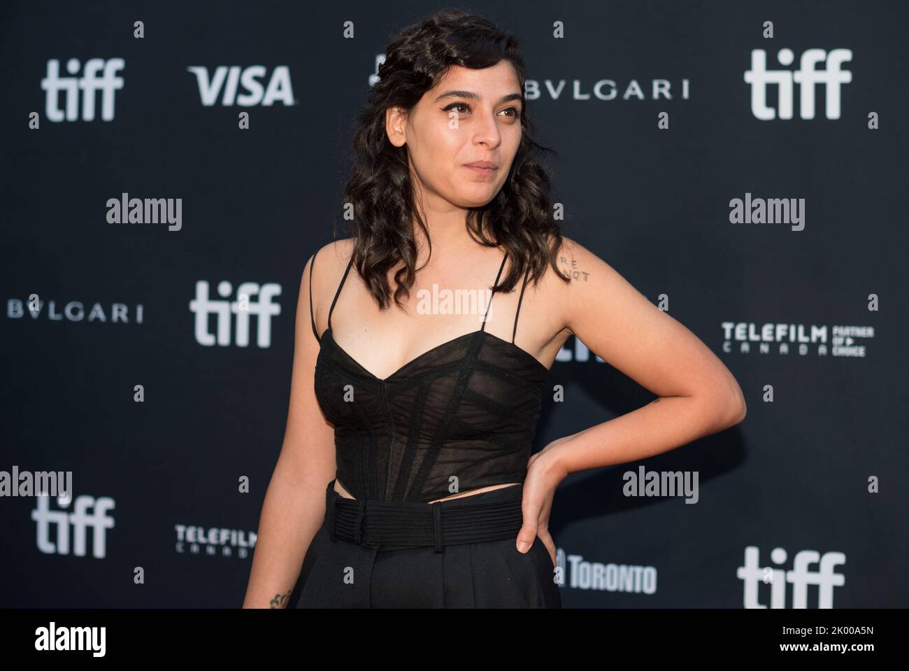 Actor Manal Issa poses for a photograph on the red carpet for the film ...
