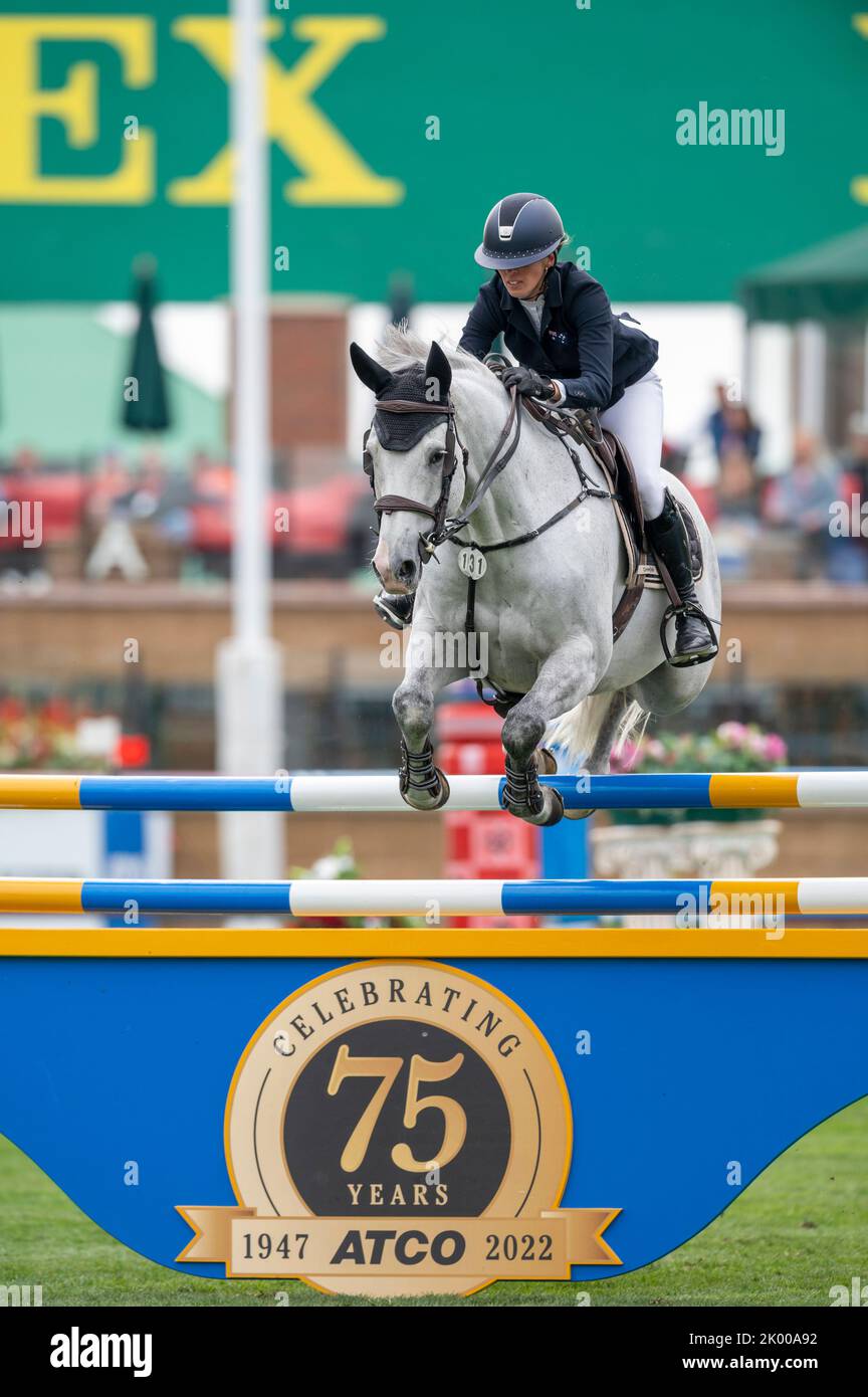 Calgary, Alberta, Canada, 2022-09-08, Katie Laurie (AUS) riding McCaw ...