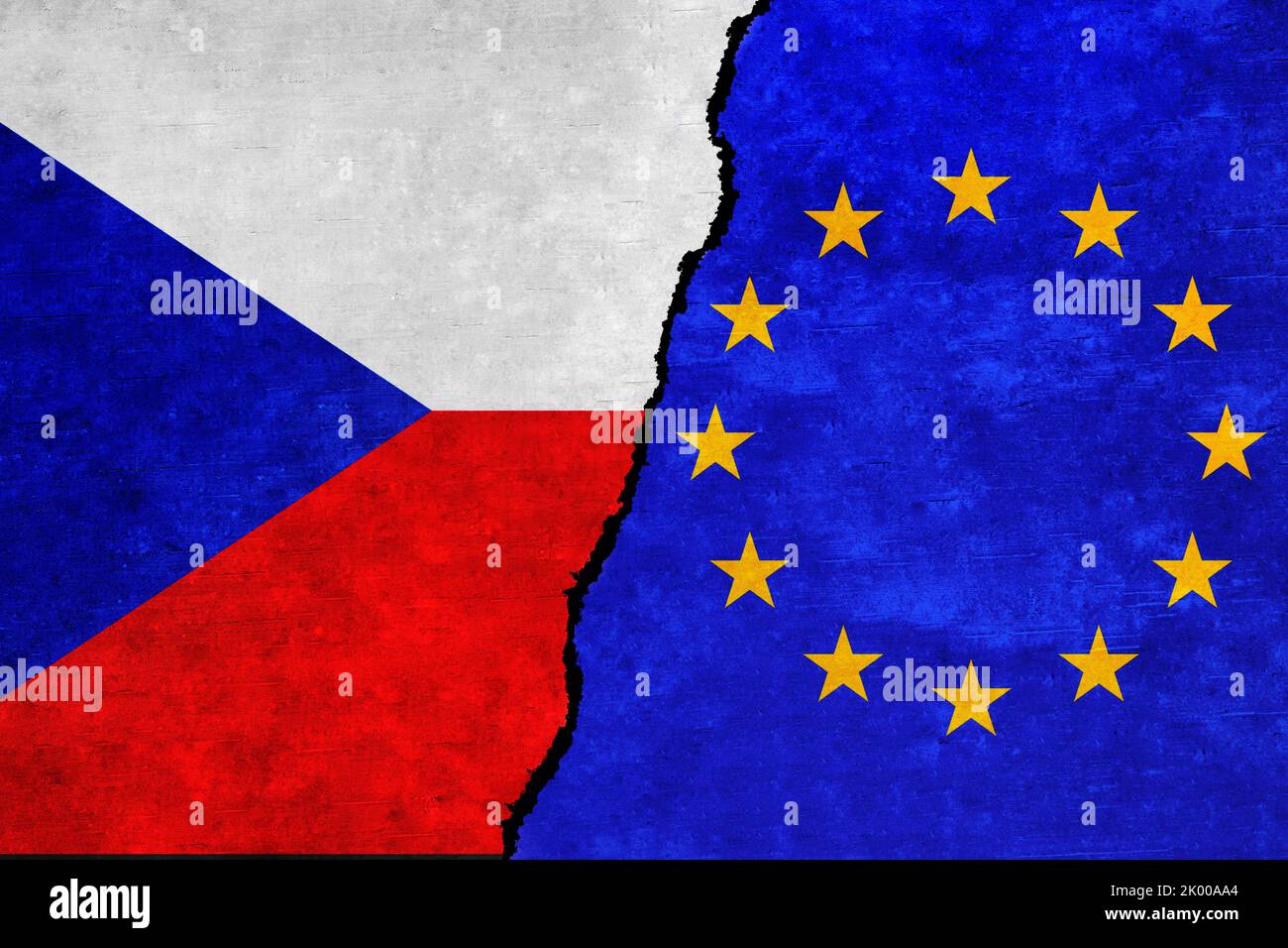 Czech flags hi-res stock photography and images - Alamy