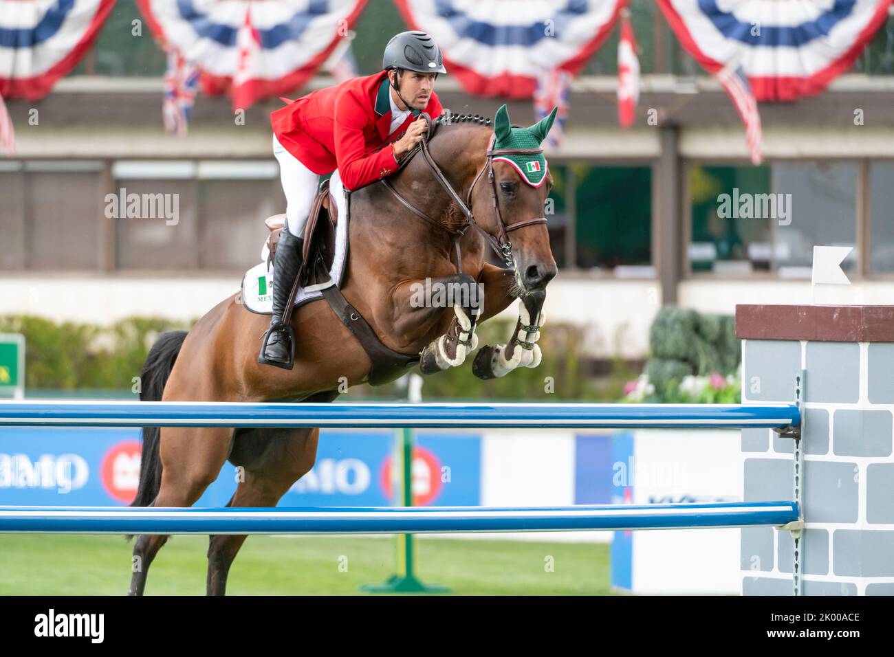 Calgary, Alberta, Canada, 2022-09-08, Eugenio Garza Perez riding Victer ...