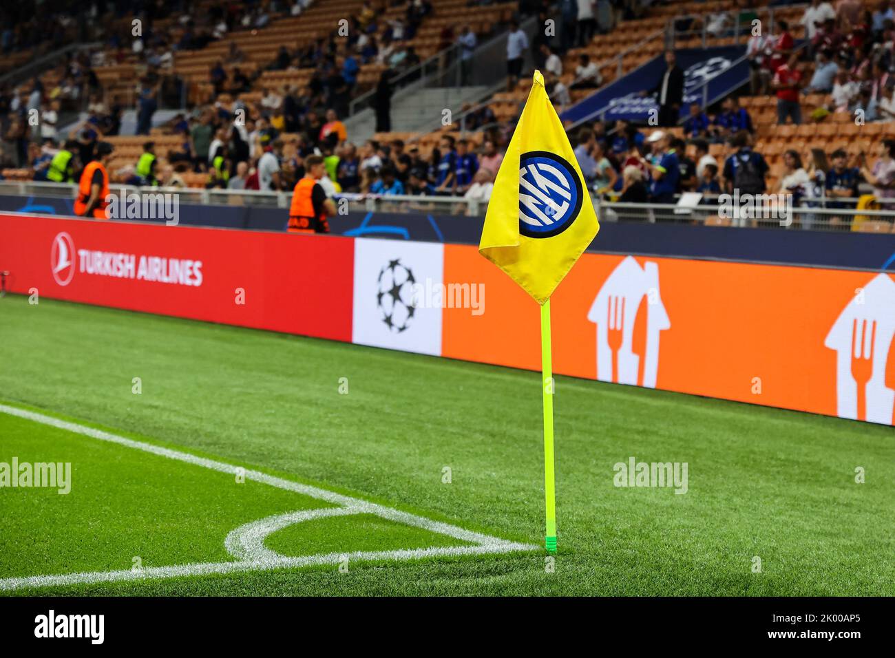 A general view inside the stadium during the UEFA Champions League 2022 ...
