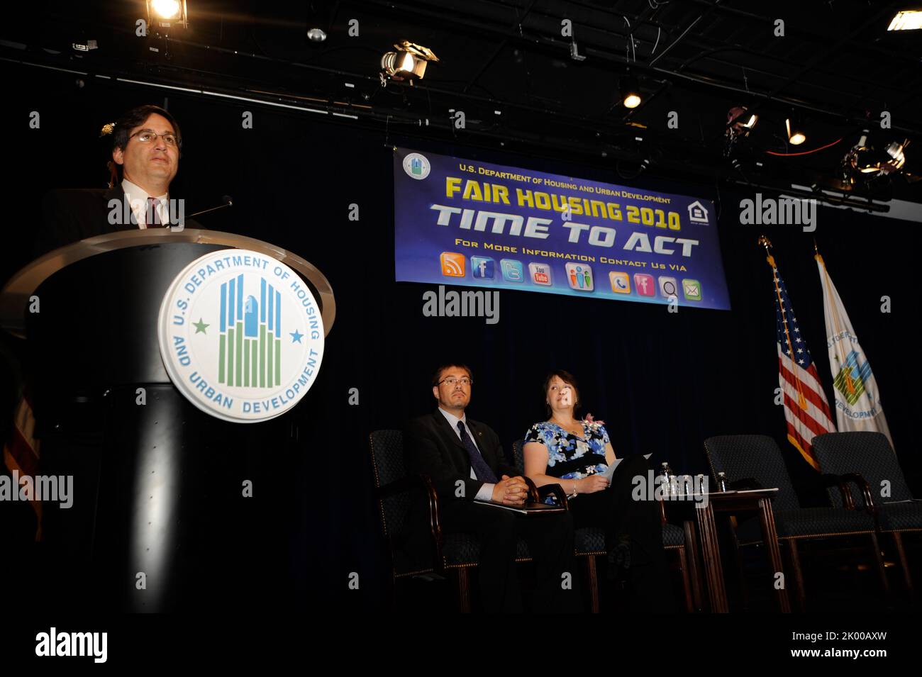 Fair Housing promotional event ("Time to Act") at HUD headquarters ...