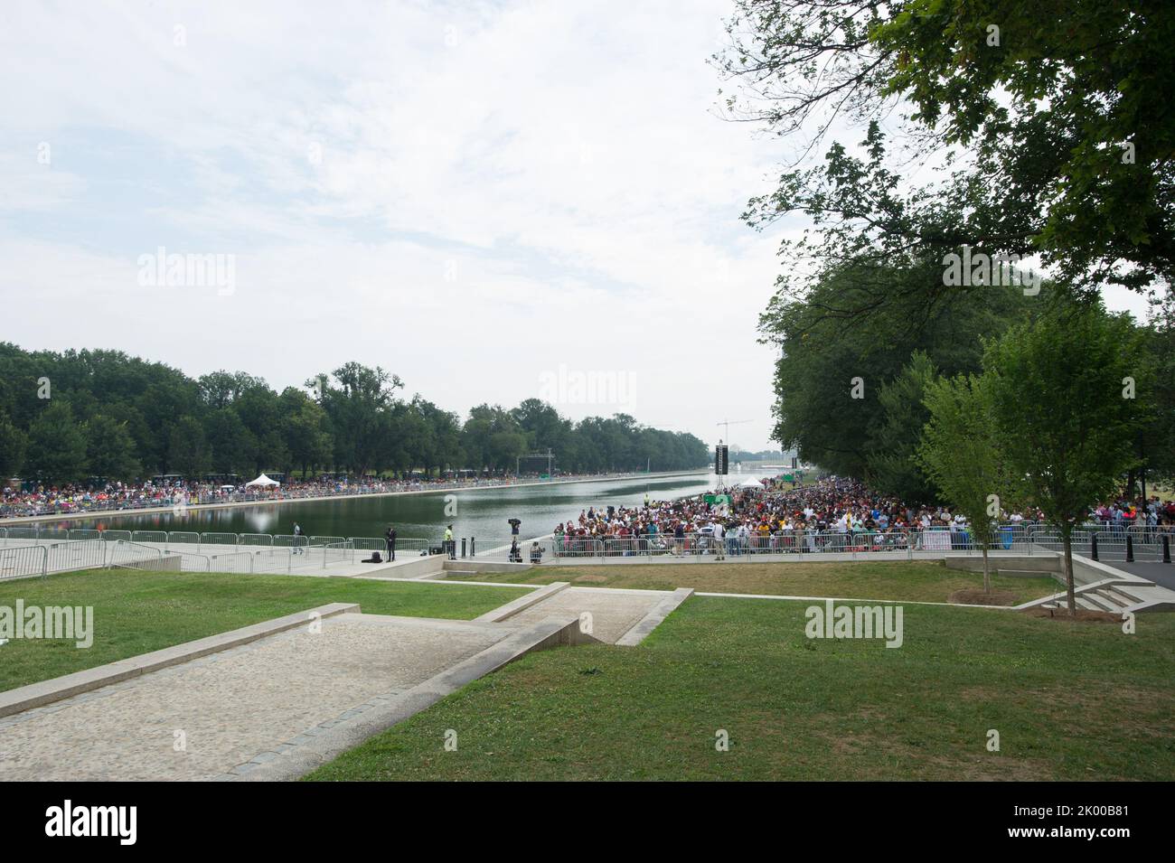 50th Anniversary March on Washington event, National Mall and Lincoln ...