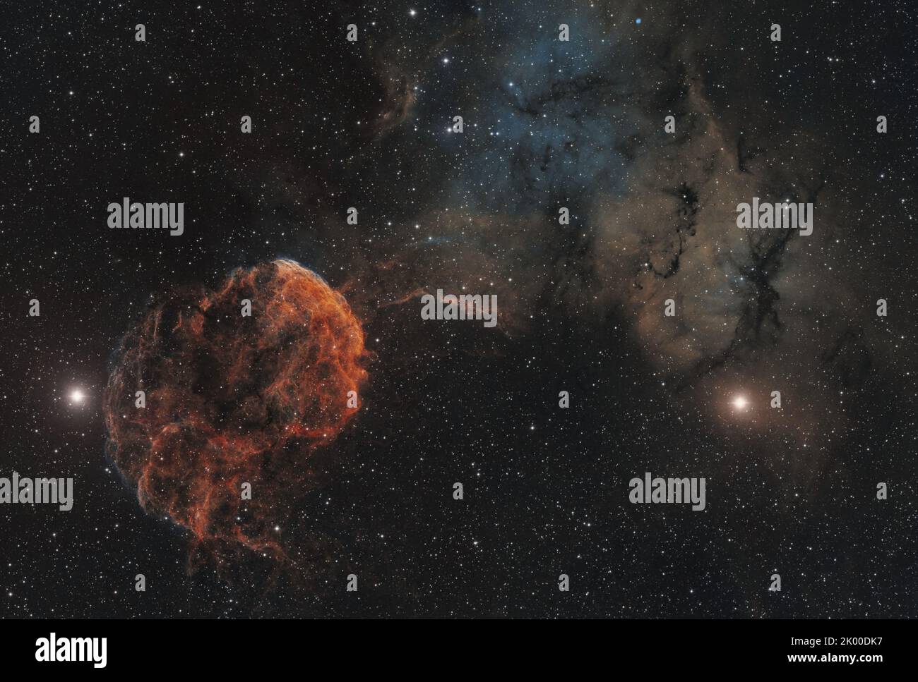 The Jellyfish Nebula. IC443. Elements of this image were furnished by ...