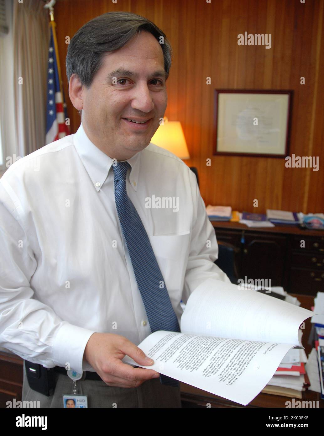 Candid portrait shots of John Trasvina, Assistant Secretary for Fair ...