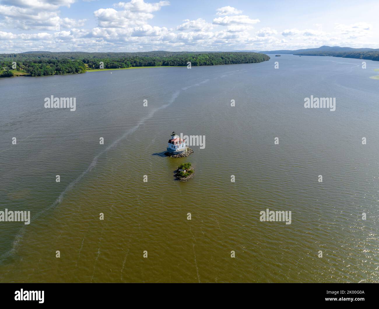 hudson, esopus meadows, lighthouse, river, new york, landmark, historic ...