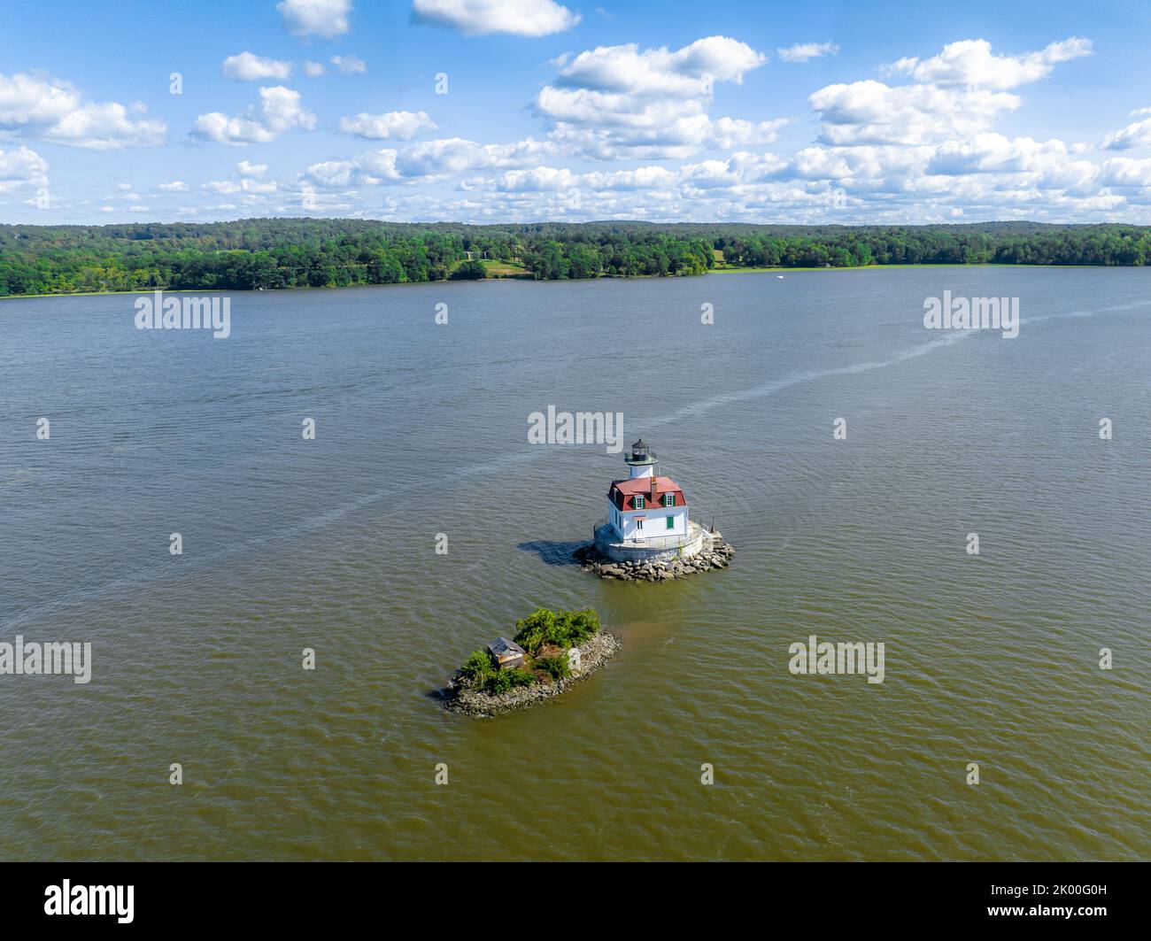 hudson, esopus meadows, lighthouse, river, new york, landmark, historic ...