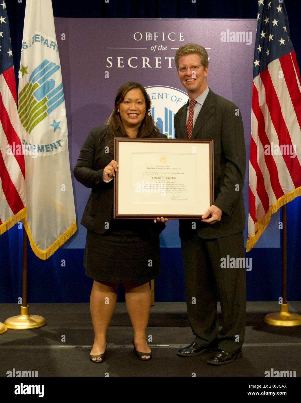 Swearing-in ceremony, led by Secretary Shaun Donovan and Deputy ...