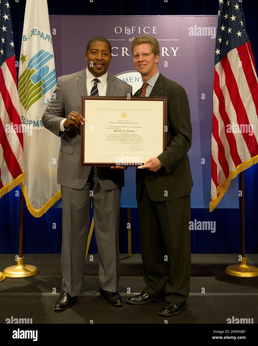 Swearing-in ceremony, led by Secretary Shaun Donovan and Deputy ...