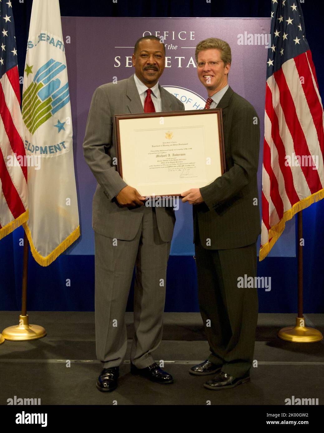 Swearing-in ceremony, led by Secretary Shaun Donovan and Deputy ...