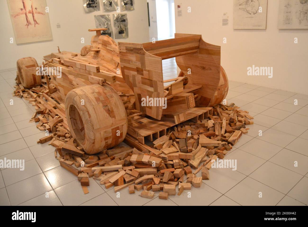 Wooden F1 Car Stock Photo - Alamy