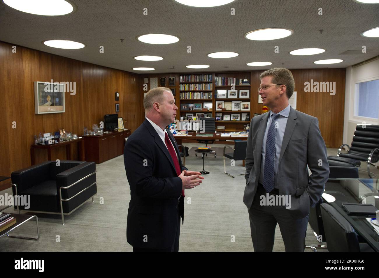 Inspector General David Montoya with Secretary Shaun Donovan Stock ...