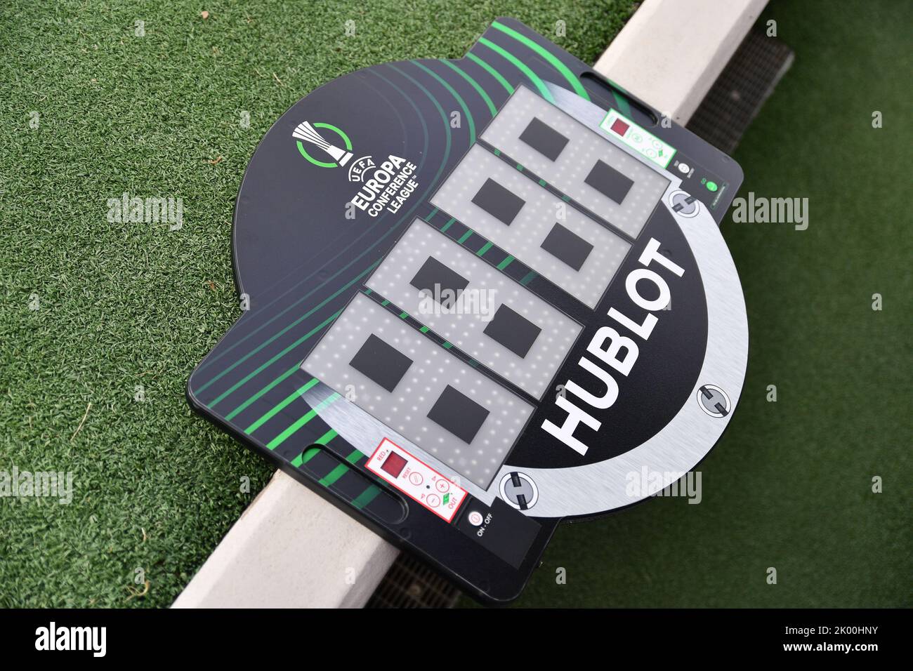 Football uefa board hi-res stock photography and images - Alamy