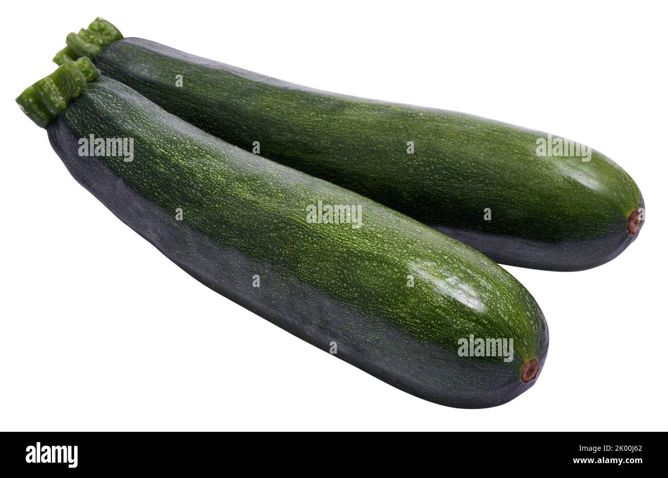 green natural organic zucchini vegetable isolated on white background ...