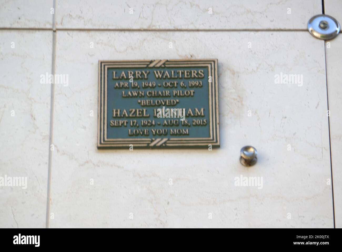 Los Angeles, California, USA 6th September 2022 Lawn Chair Pilot Larry ...