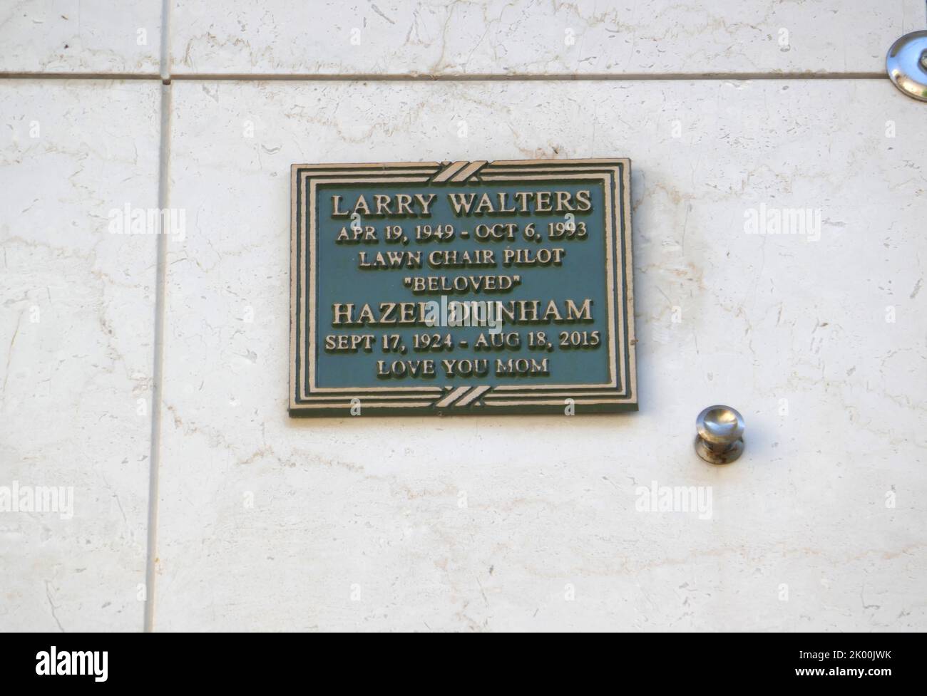 Los Angeles, California, USA 6th September 2022 Lawn Chair Pilot Larry ...