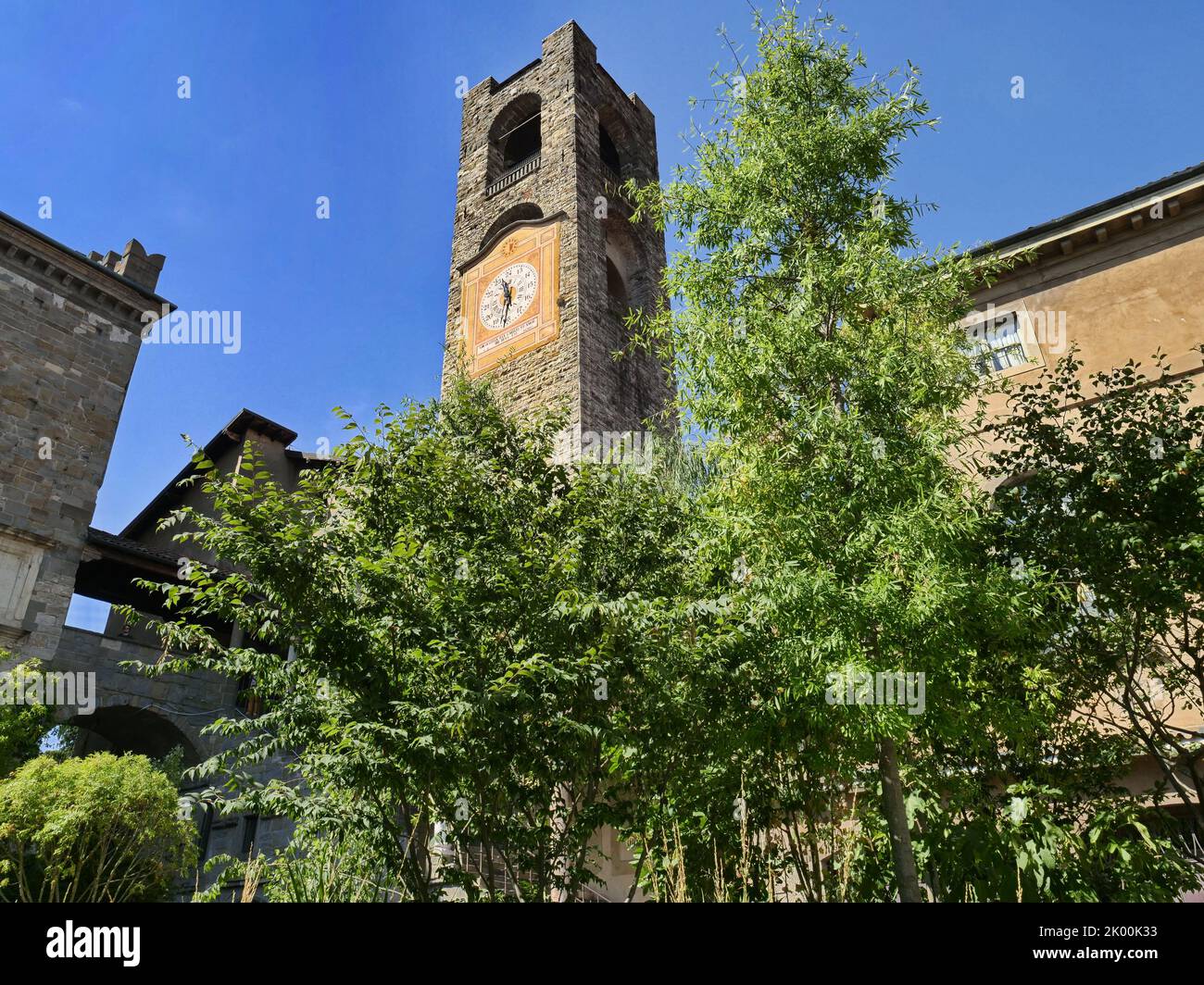 Bergamo old square covered with greenery staging by Cassian Schmidt for ...