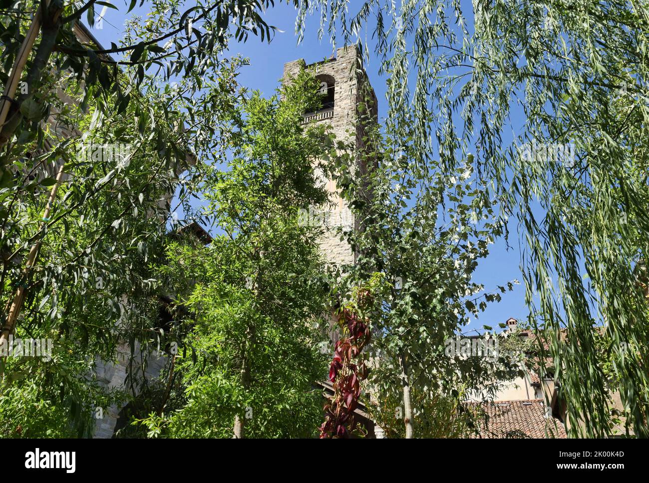Bergamo old square covered with greenery staging by Cassian Schmidt for ...