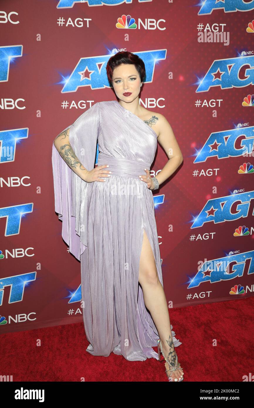 LOS ANGELES - SEP 6: Aubrey Burchell at the America's Got Talent Season ...