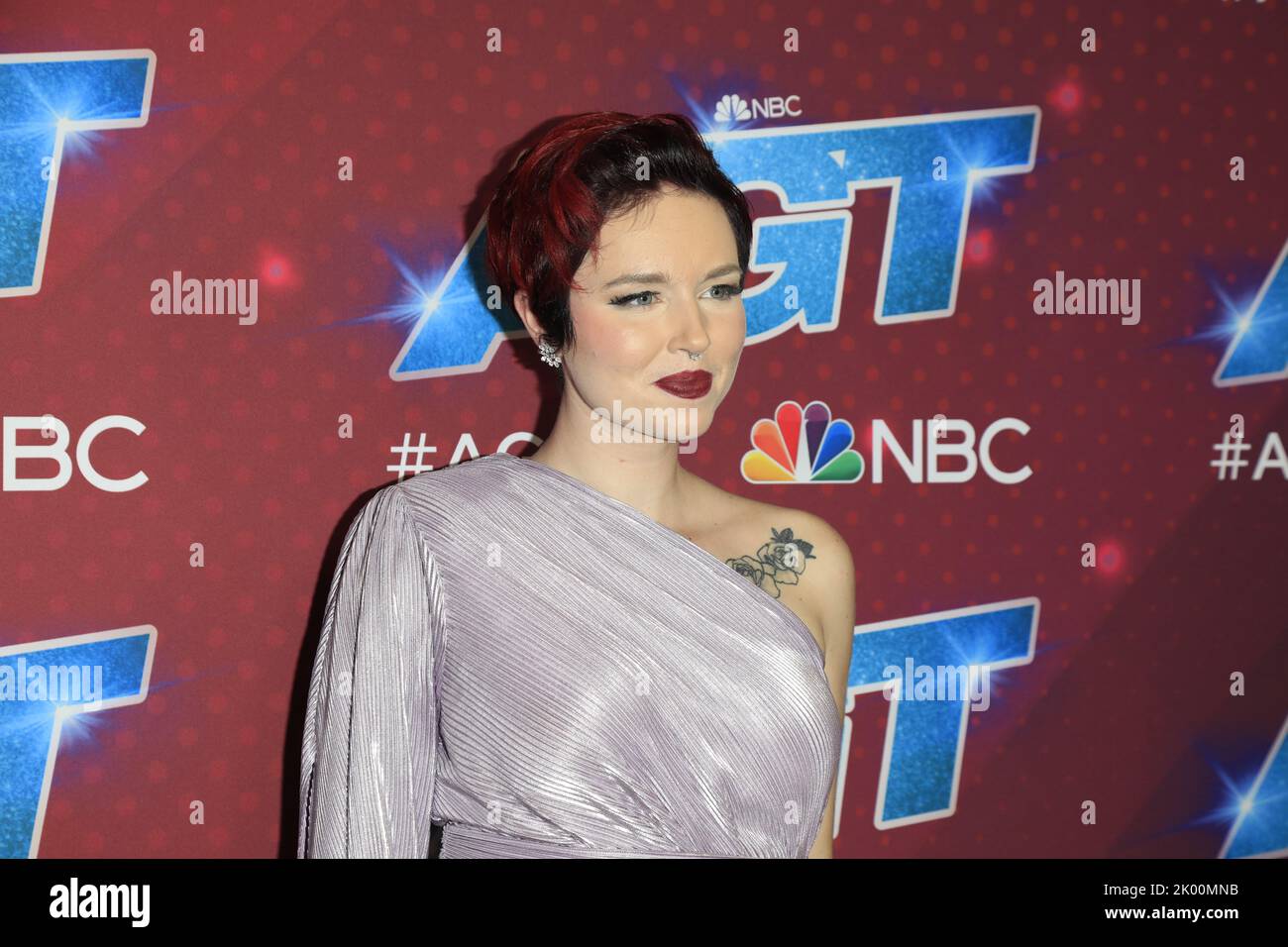 LOS ANGELES - SEP 6: Aubrey Burchell at the America's Got Talent Season ...