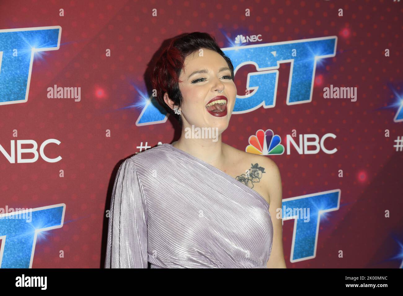 LOS ANGELES - SEP 6: Aubrey Burchell at the America's Got Talent Season ...