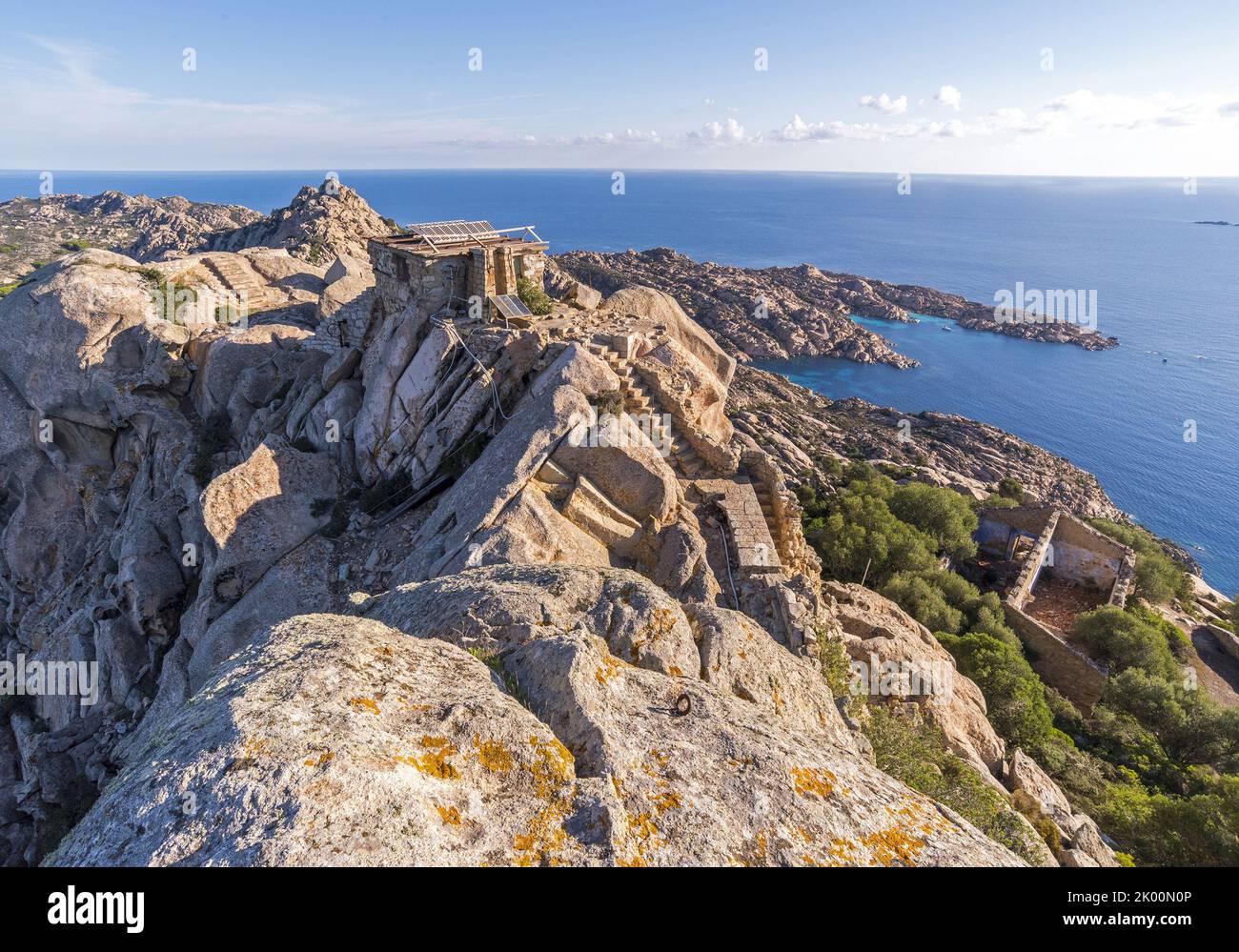 Parco Nazionale Arcipelago di La Maddalena, fortini Stock Photo - Alamy